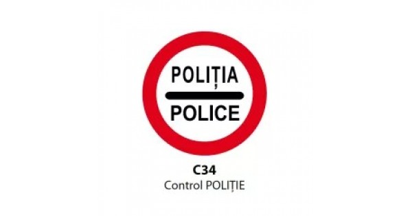 Control POLITIE, Indicator rutier | Semn de circulatie