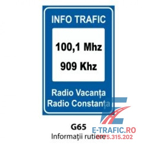 Informatii rutiere, Indicator rutier | Semn de circulatie